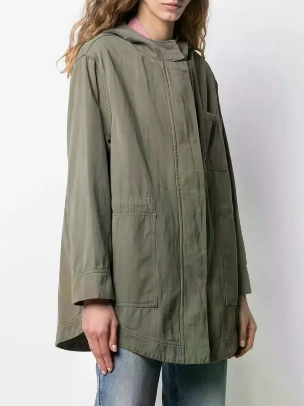 TWINSET Hooded Long-sleeve Jacket