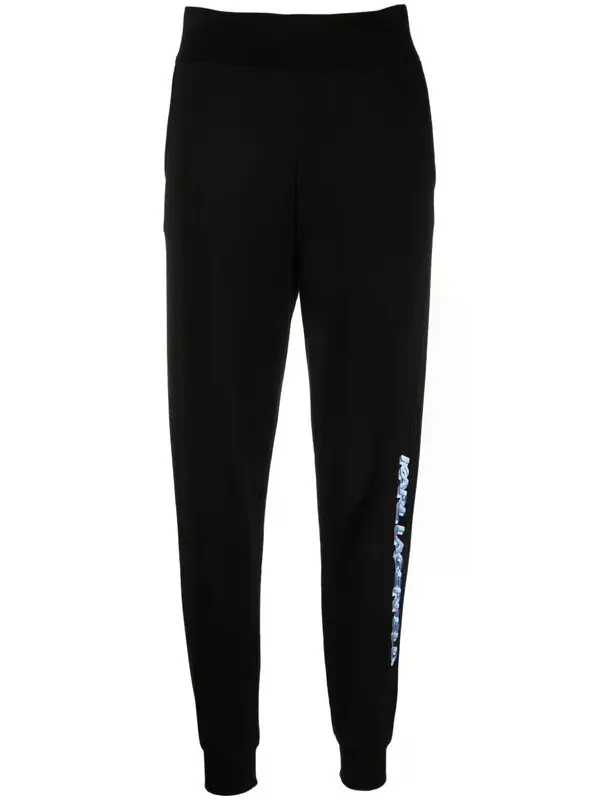 Karl Lagerfeld Organic Cotton Logo Print Track Pants