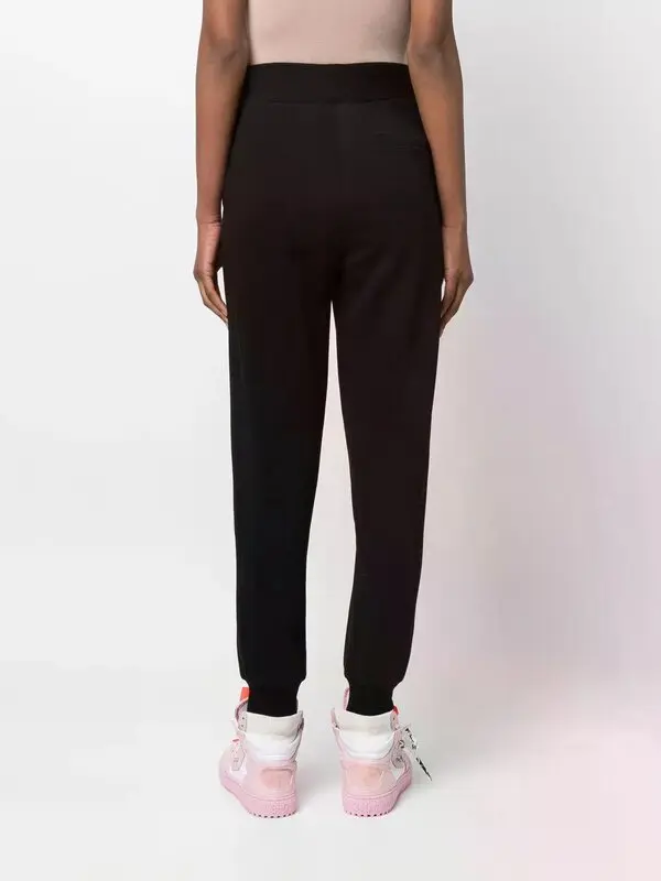 Karl Lagerfeld Organic Cotton Logo Print Track Pants
