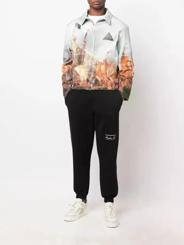 Martine Rose Slim-fit Logo Print Track Pants