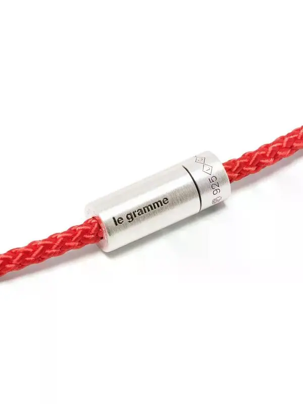 Le Gramme Engraved-logo Nato Bracelet