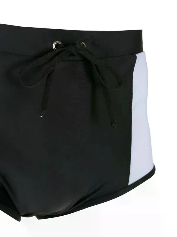 AMIR SLAMA Contrasting-panel Swim Shorts