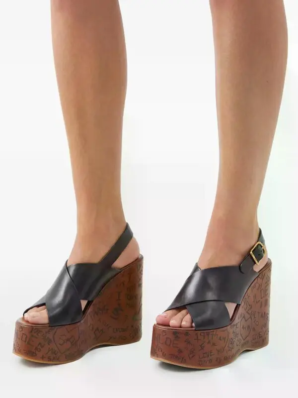 Chloé Maxime Wedged Sandals