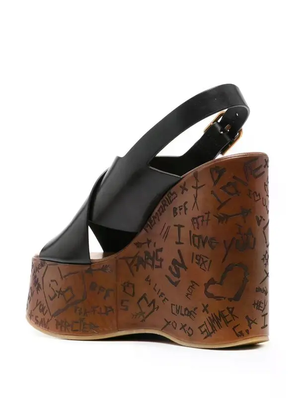 Chloé Maxime Wedged Sandals