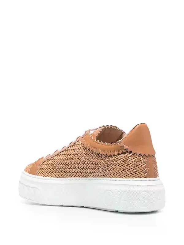 Casadei Off-road Woven Sneakers - Neutrals