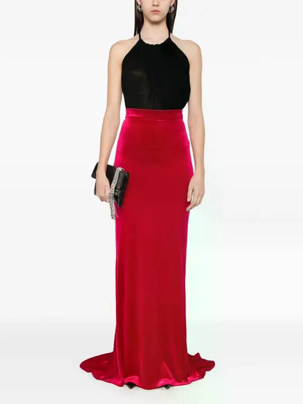 V:PM ATELIER Gaia Maxi Skirt - Red