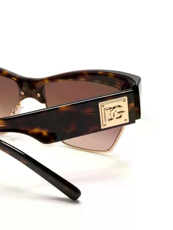 Dolce & Gabbana Logo-plaque Cat-eye Sunglasses
