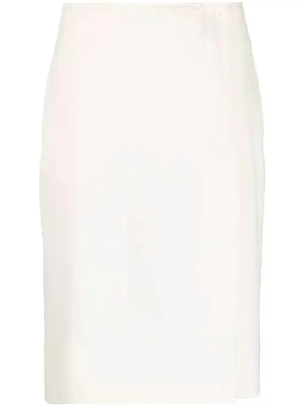 Aspesi Wrap-front Midi Skirt