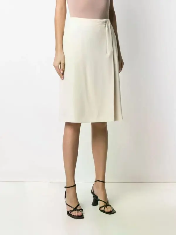 Aspesi Wrap-front Midi Skirt