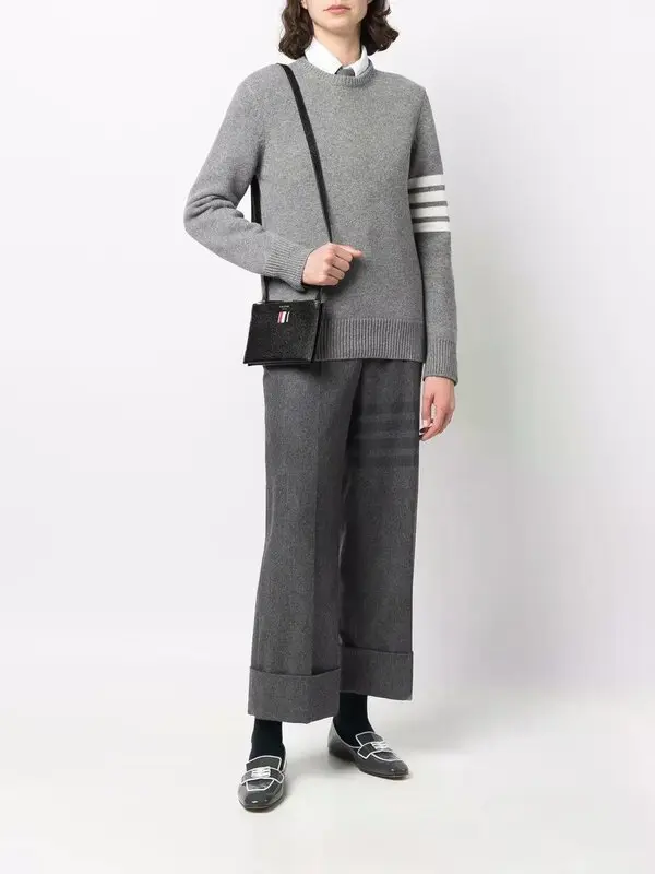 Thom Browne Rwb Tab Crossbody Bag