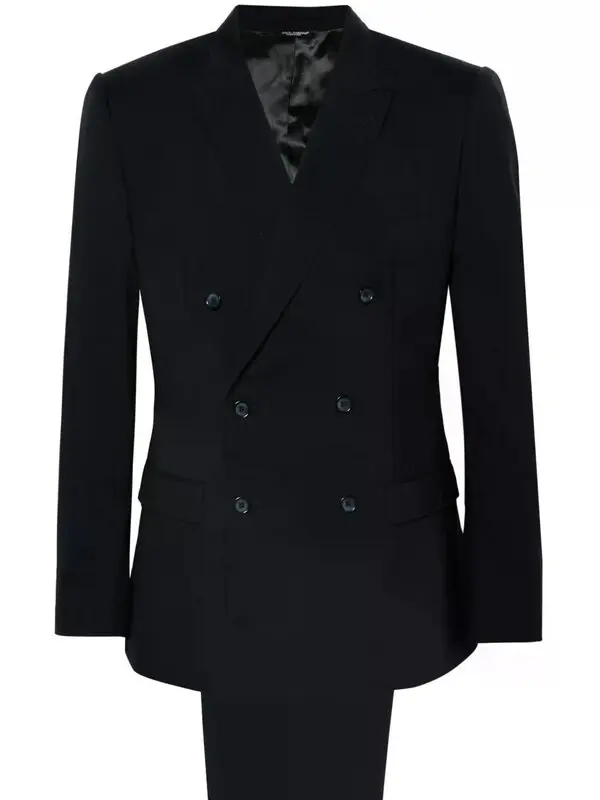 Dolce & Gabbana Double-breasted Twill Blazer