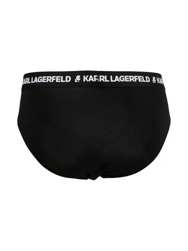 Karl Lagerfeld Logo-waistband Boxer Briefs