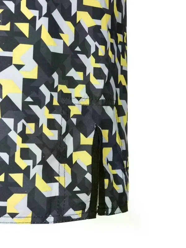 AMIR SLAMA Geometric-print Bermuda Shorts