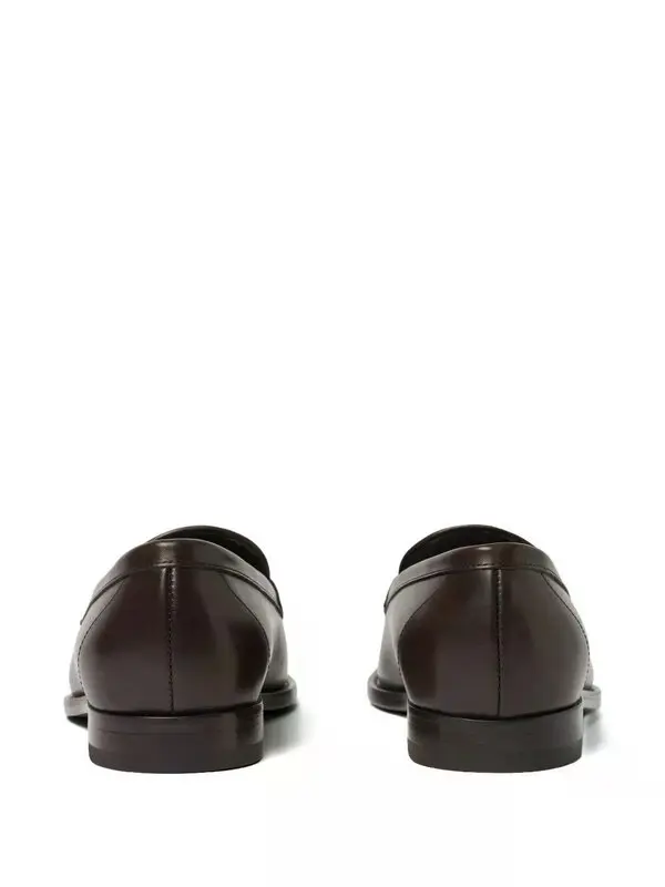 SCAROSSO Leather Loafers