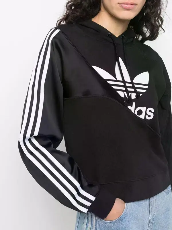 Adidas Adicolor Split Trefoil Hoodie - Black
