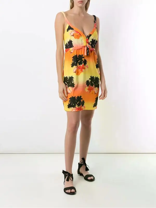 AMIR SLAMA Printed Dress