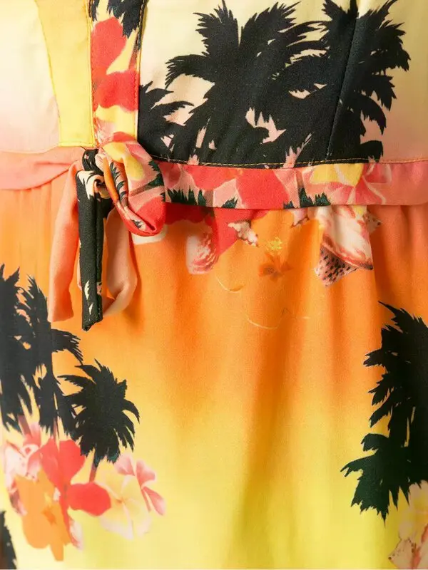 AMIR SLAMA Printed Dress