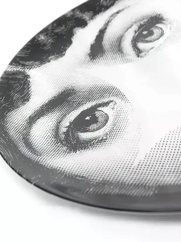 FORNASETTI Tema E Variazioni 42 Wall Plate - White