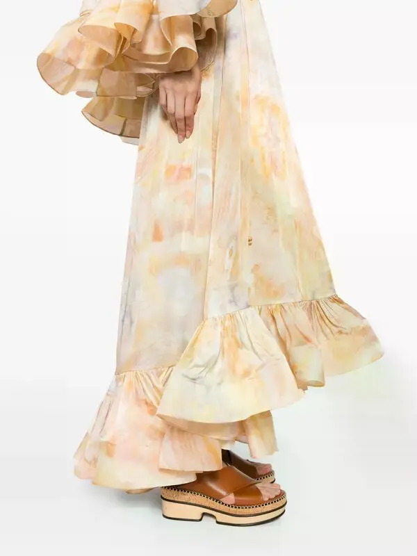 Zimmermann Flounce Maxi Skirt