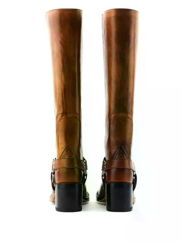 PAUL WARMER Leather Knee-length Boots