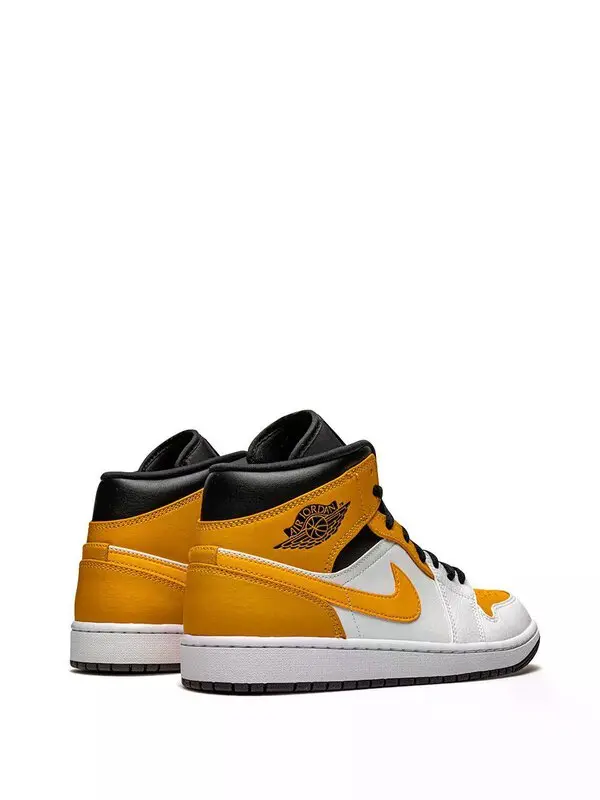 JORDAN 1 Mid High-top Sneakers - White