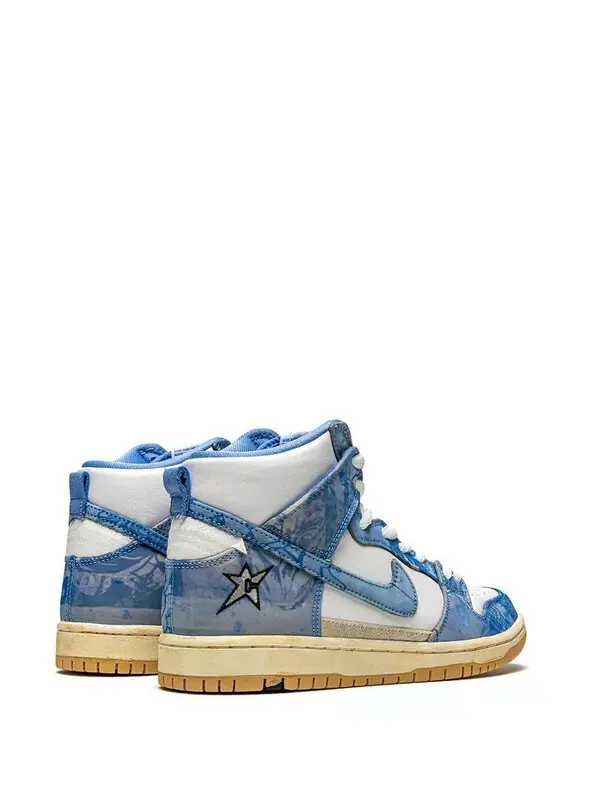 Nike X Carpet Company Sb Dunk High Sneakers - White