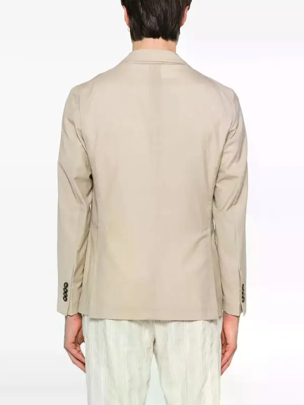 Tagliatore Single-breasted Patch-pocket Jacket - Neutrals
