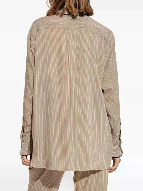 Victoria Beckham Striped Pajama Shirt