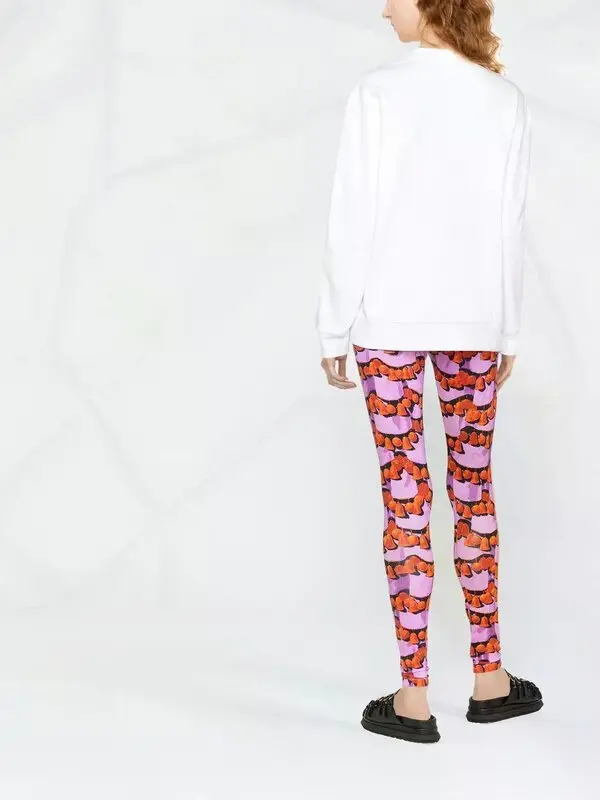 MSGM Embroidered Logo Sweatshirt - White