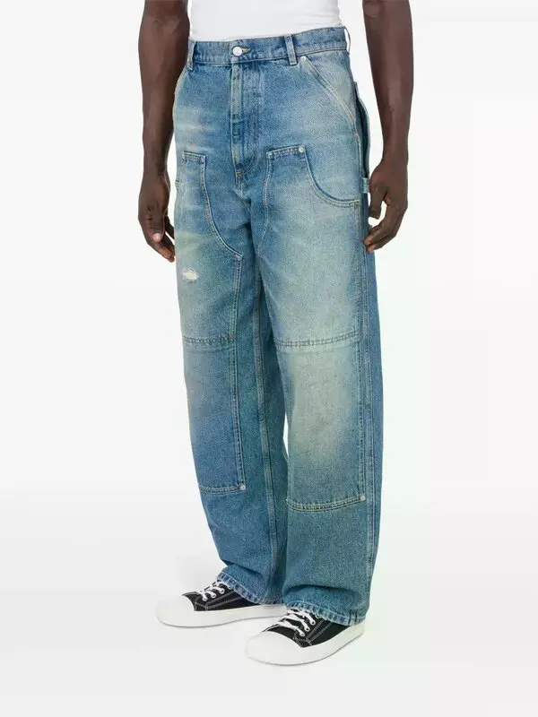 Moschino Paneled Denim Jeans
