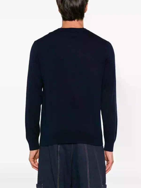 Etro Pegaso-motif Sweater - Blue