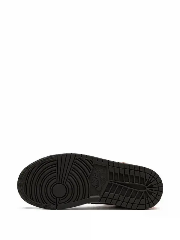 JORDAN Air 1 Mid Se Newsprint Sneakers - Black