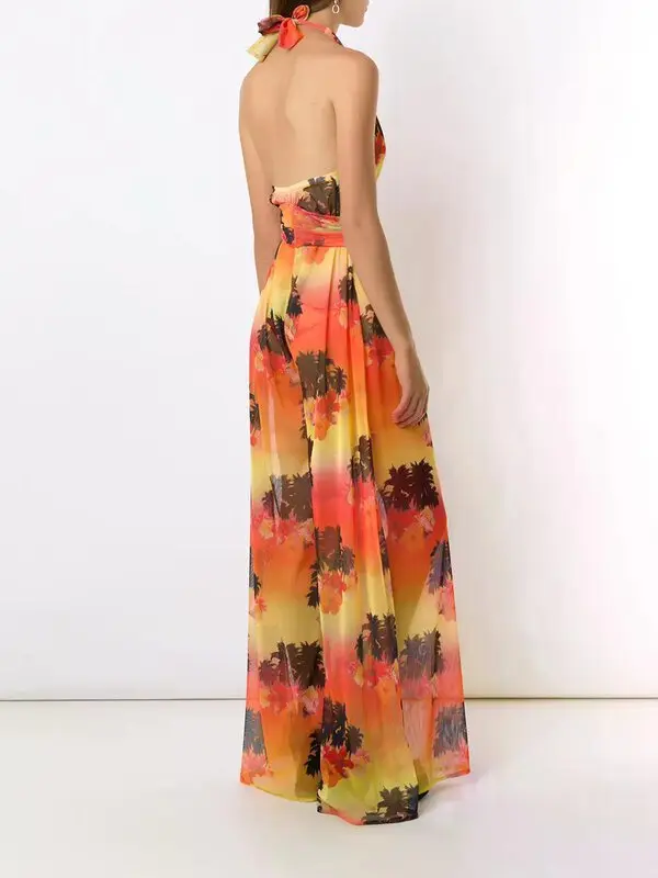 AMIR SLAMA Halter Neck Jumpsuit