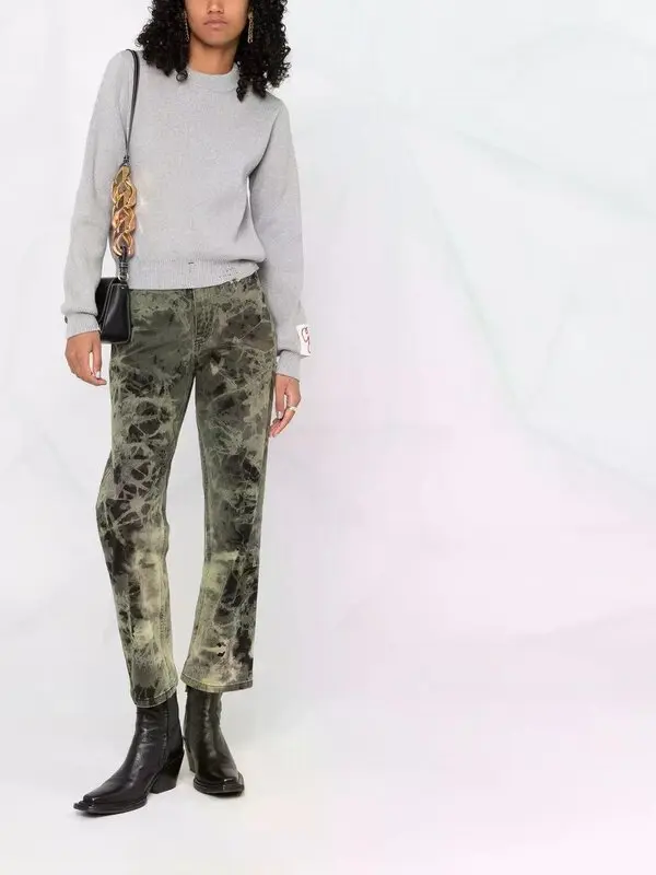GOLDEN GOOSE Distressed Cotton-blend Jumper