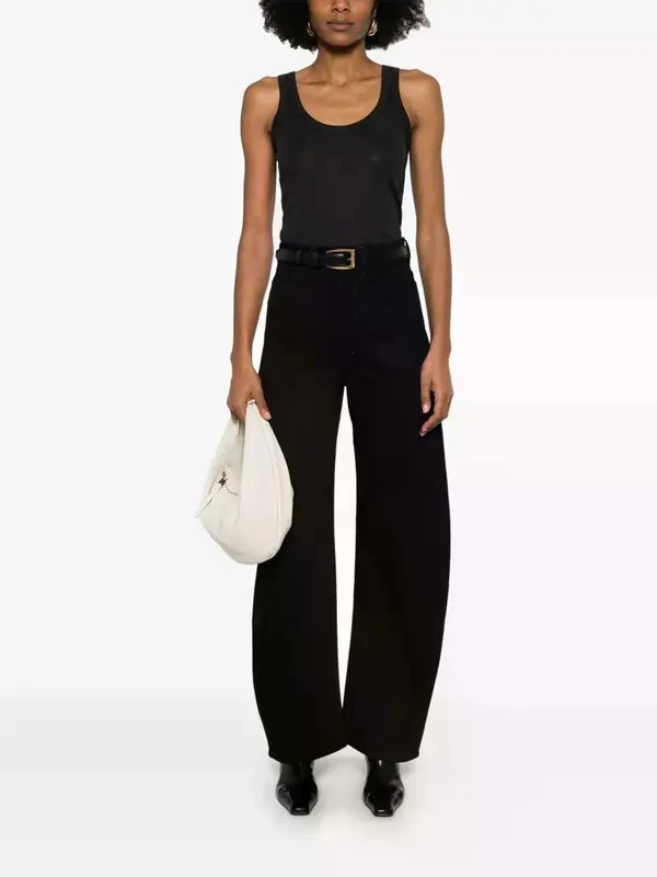 LEMAIRE Cotton Tank Top - Black