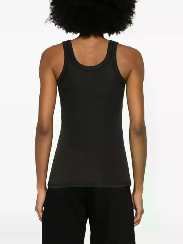 LEMAIRE Cotton Tank Top - Black