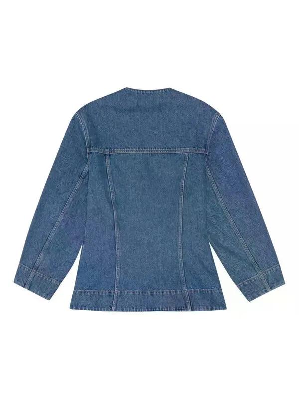GANNI Buttoned Denim Shirt