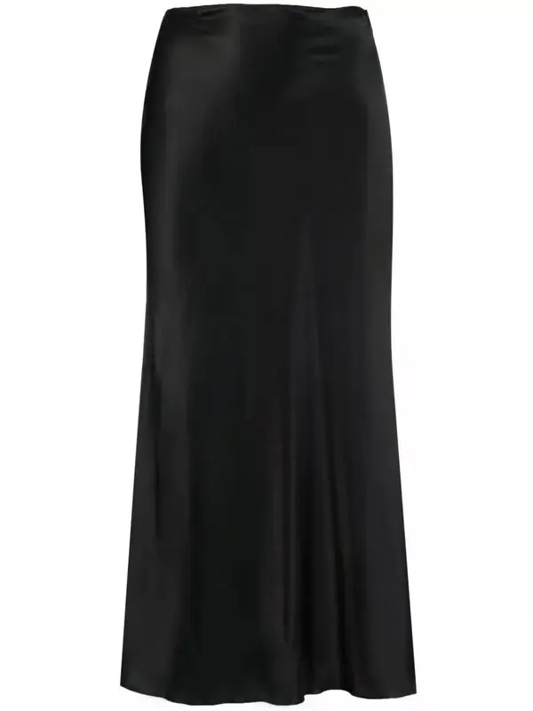MANURI Patricia Silk Flared Skirt
