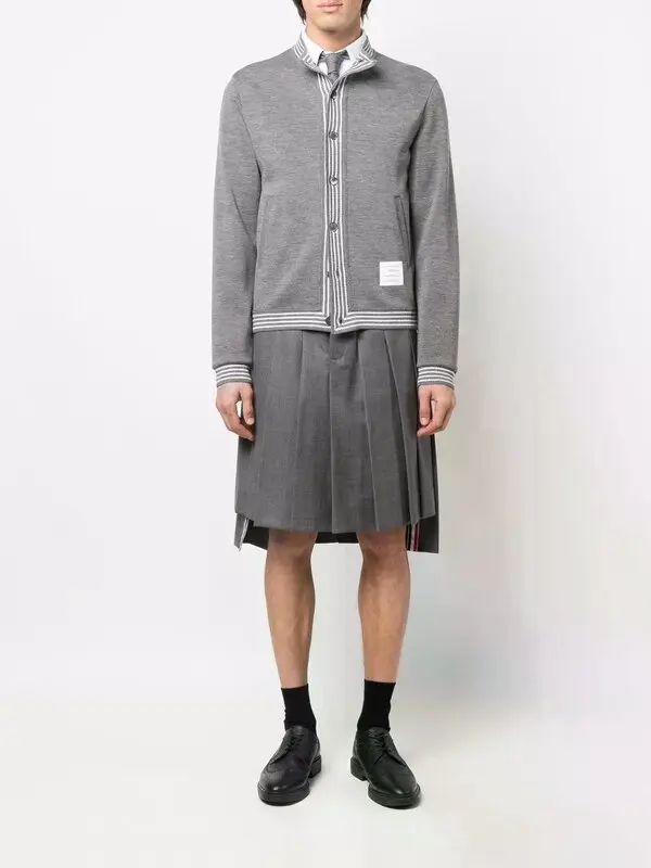 Thom Browne High-low Hem Pleated Skirt