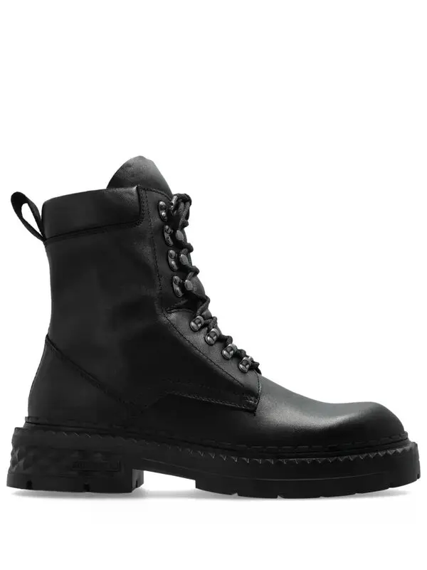 JIMMY CHOO Marlow Calf Leather Lace-up Boots