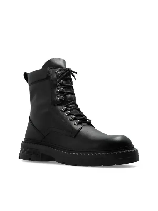 JIMMY CHOO Marlow Calf Leather Lace-up Boots