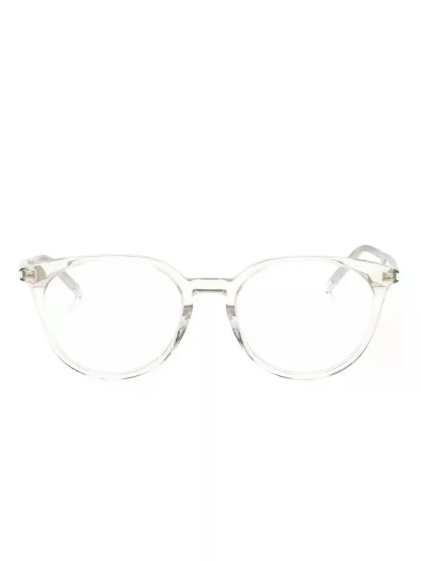 Saint Laurent Sl 681f Round-frame Glasses - Grey