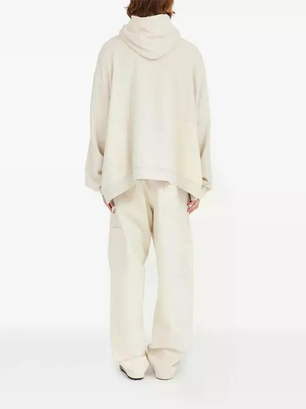 MAISON MARGIELA Cotton Drawstring Hoodie - Neutrals