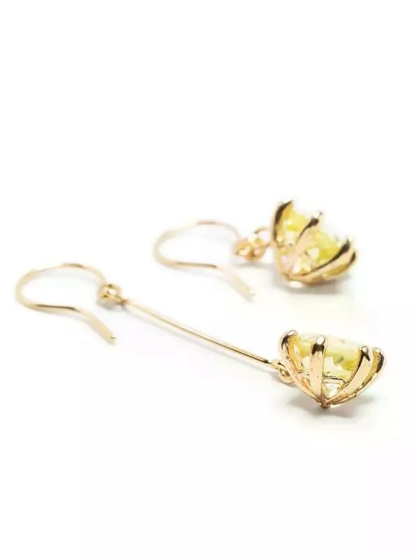 BEATRIZ PALACIOS Asymmetric-design Drop Earrings