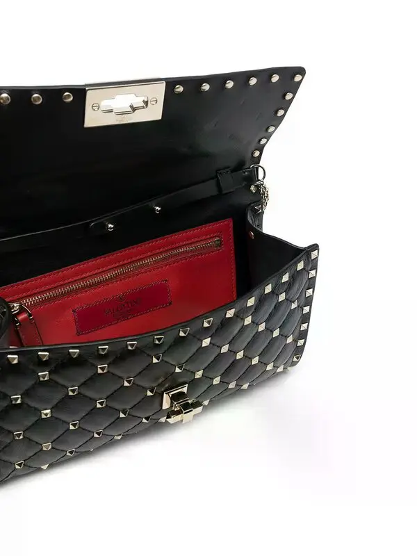 Valentino Garavani Rockstud Spike Cross Body Bag - Black