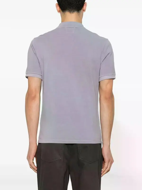 C.P. COMPANY Logo-embroidered Polo Shirt