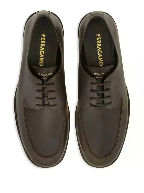 FERRAGAMO Leather Derby Shoes