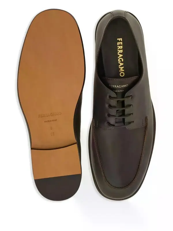 FERRAGAMO Leather Derby Shoes
