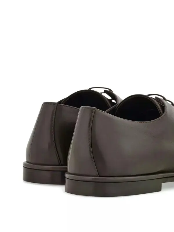 FERRAGAMO Leather Derby Shoes