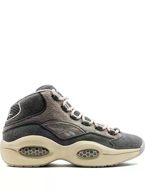 REEBOK Question Mid Suede Sneakers - Grey